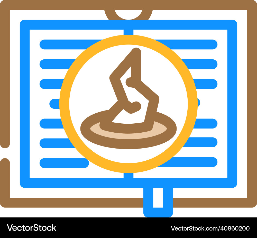 Fantasy literature color icon Royalty Free Vector Image