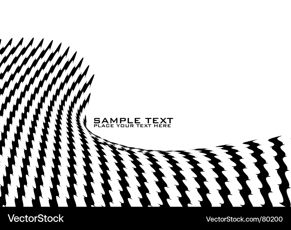 Jagged wave Royalty Free Vector Image - VectorStock