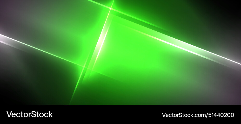 Neon dynamic diagonal light rays background Vector Image