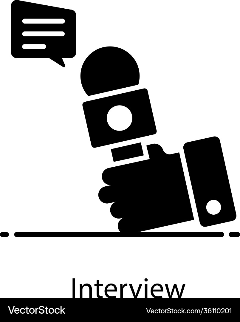 Interview Royalty Free Vector Image - VectorStock