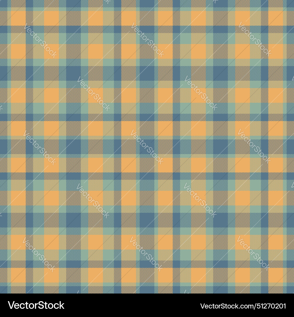 Plaid seamless pattern check fabric texture Vector Image