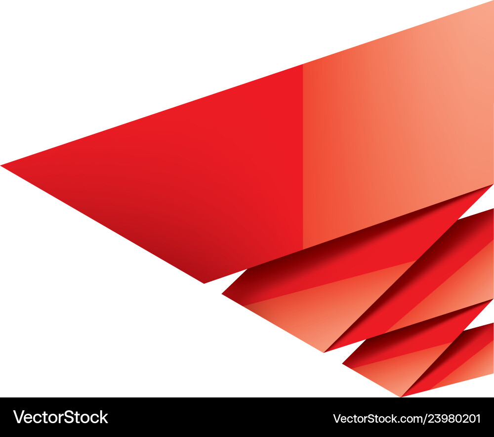 Red sticker on white background Royalty Free Vector Image