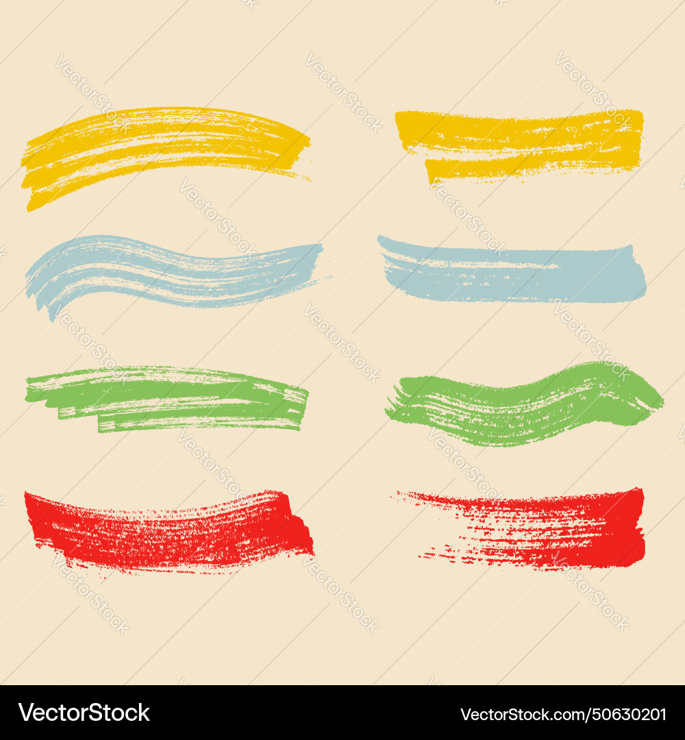 Smear ink substrate grunge color Royalty Free Vector Image