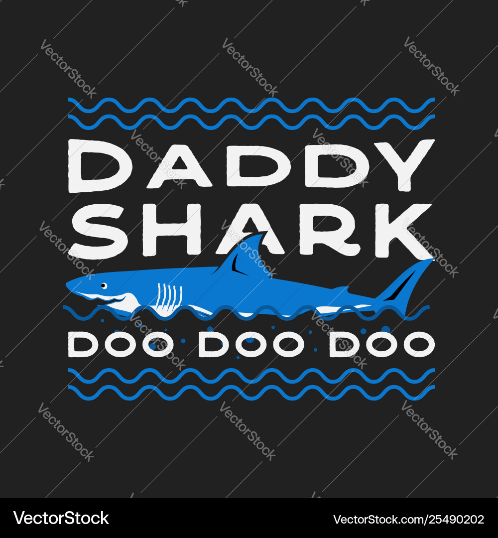 Daddy Shark Vector Images (38)