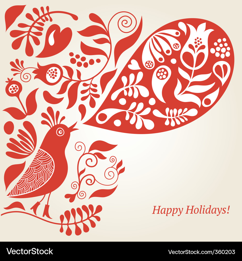 Greeting card Royalty Free Vector Image - VectorStock