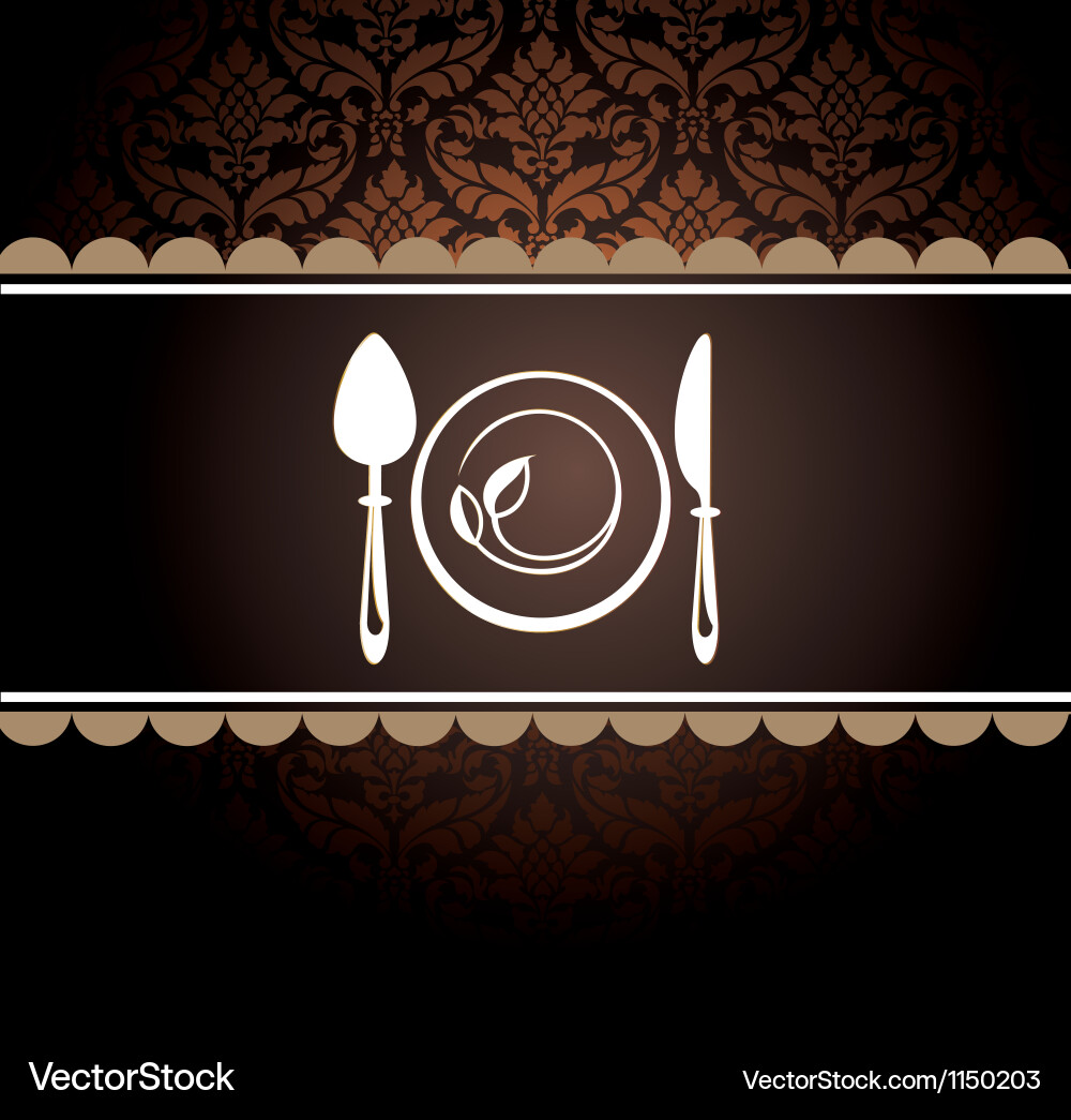 Restaurant menu design Royalty Free Vector Image