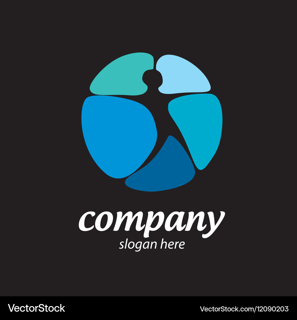 Star man logo Royalty Free Vector Image - VectorStock