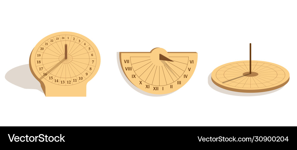 Cartoon Sundial Vector Images (over 130)