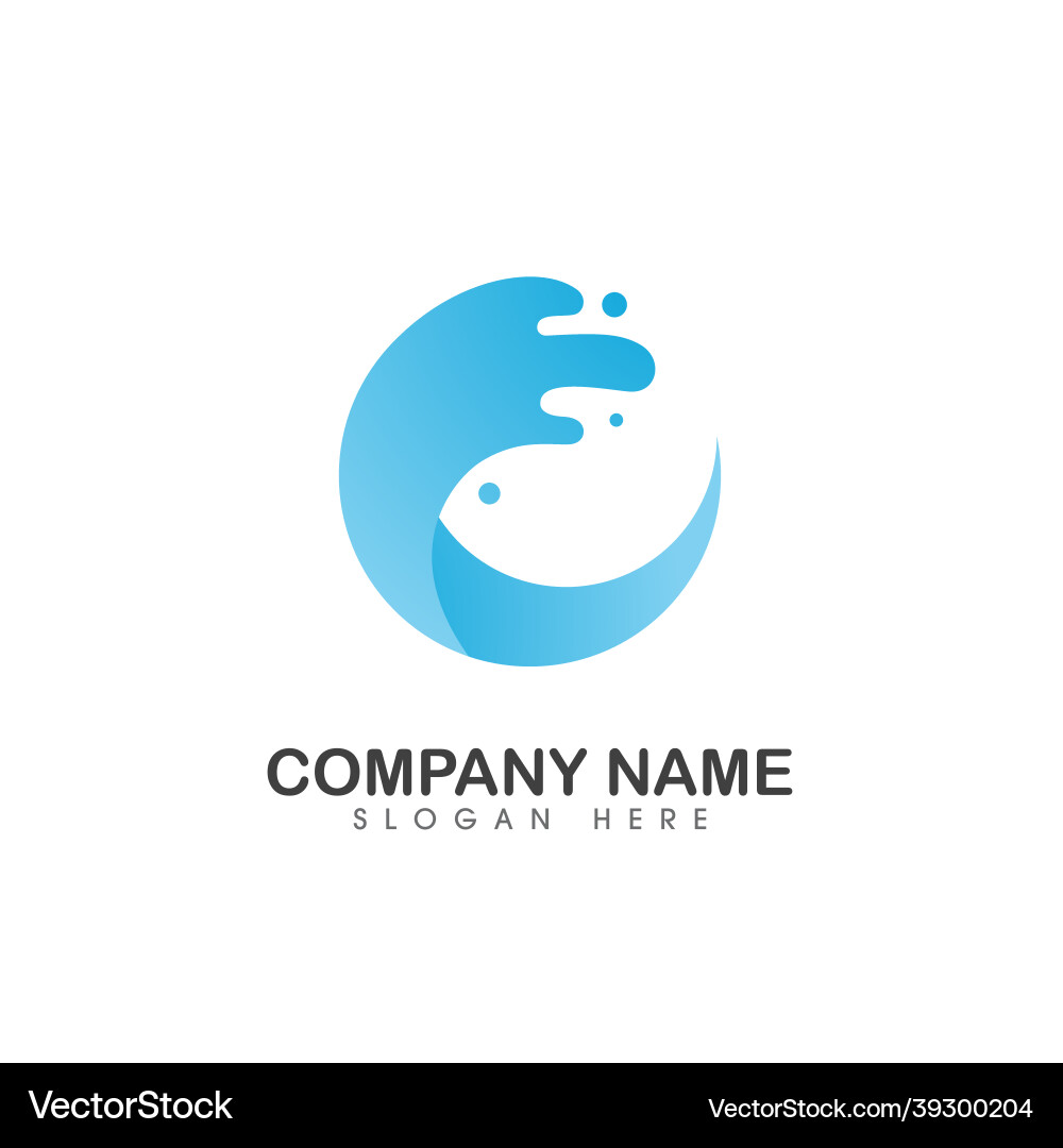 Water splash icon Royalty Free Vector Image - VectorStock