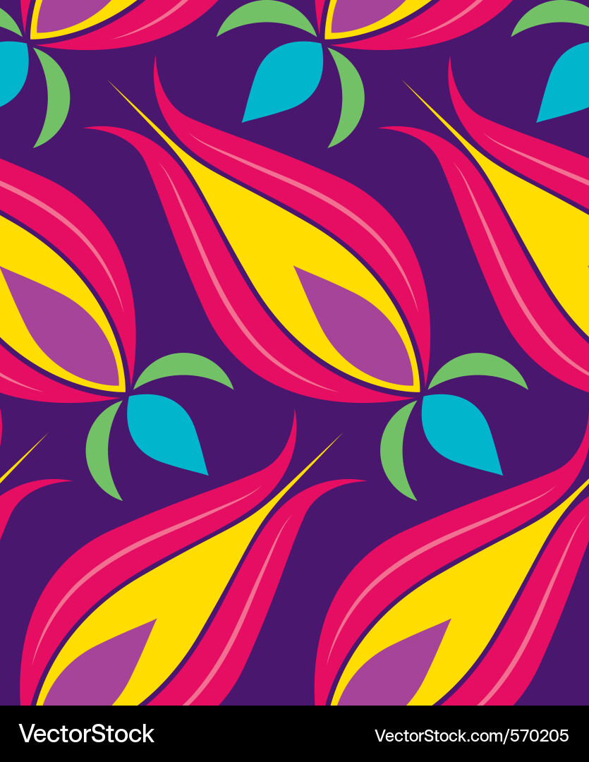 Floral Swirl Pattern Royalty Free Vector Image
