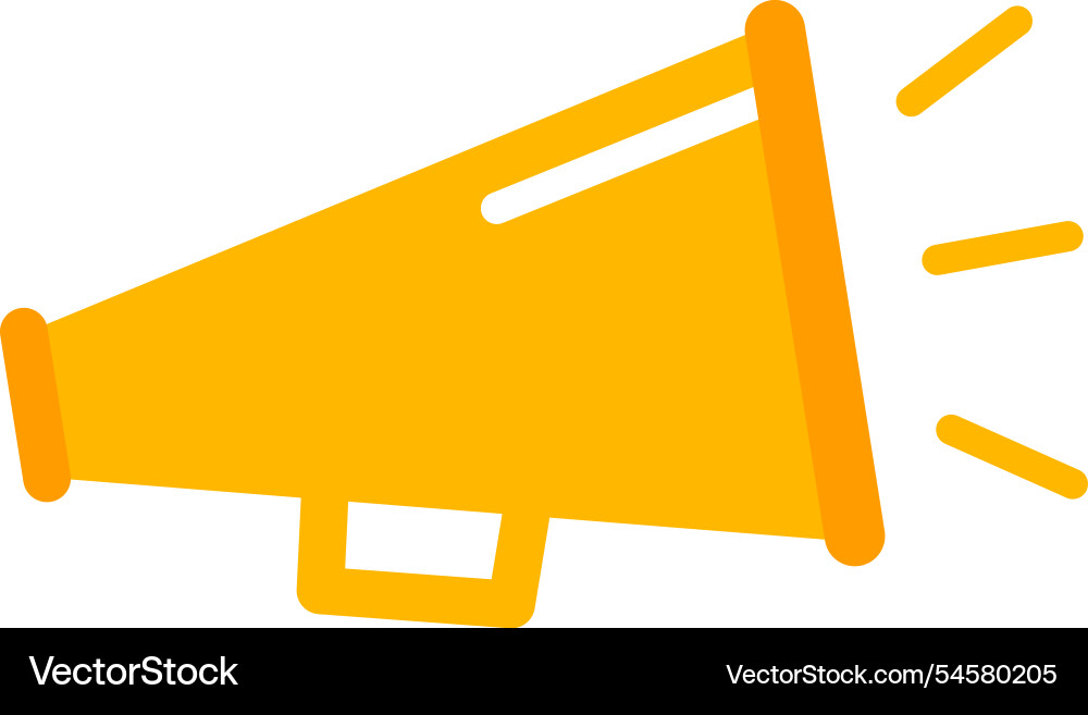 Megaphone icon Royalty Free Vector Image - VectorStock
