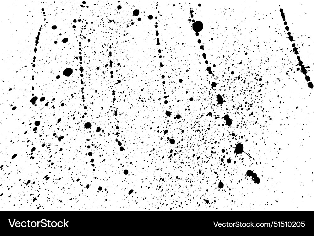 Overlay ink paint brush drops background Vector Image