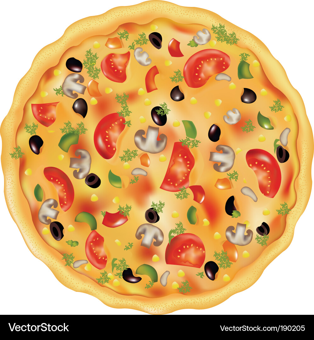 Pizza Royalty Free Vector Image - VectorStock