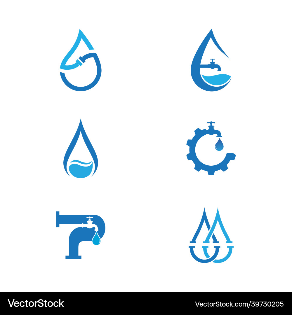 Plumb Logo-Icon Design Lizenzfreies Vektorbild