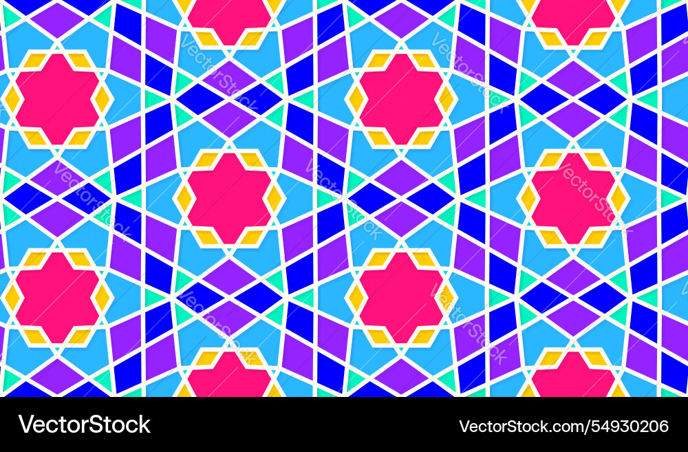 Arabic seamless girih pattern with classic islamic – Royalty-Free ...
