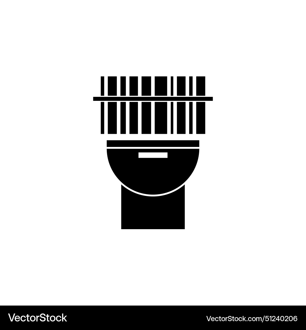 Barcode scanner flat icon Royalty Free Vector Image