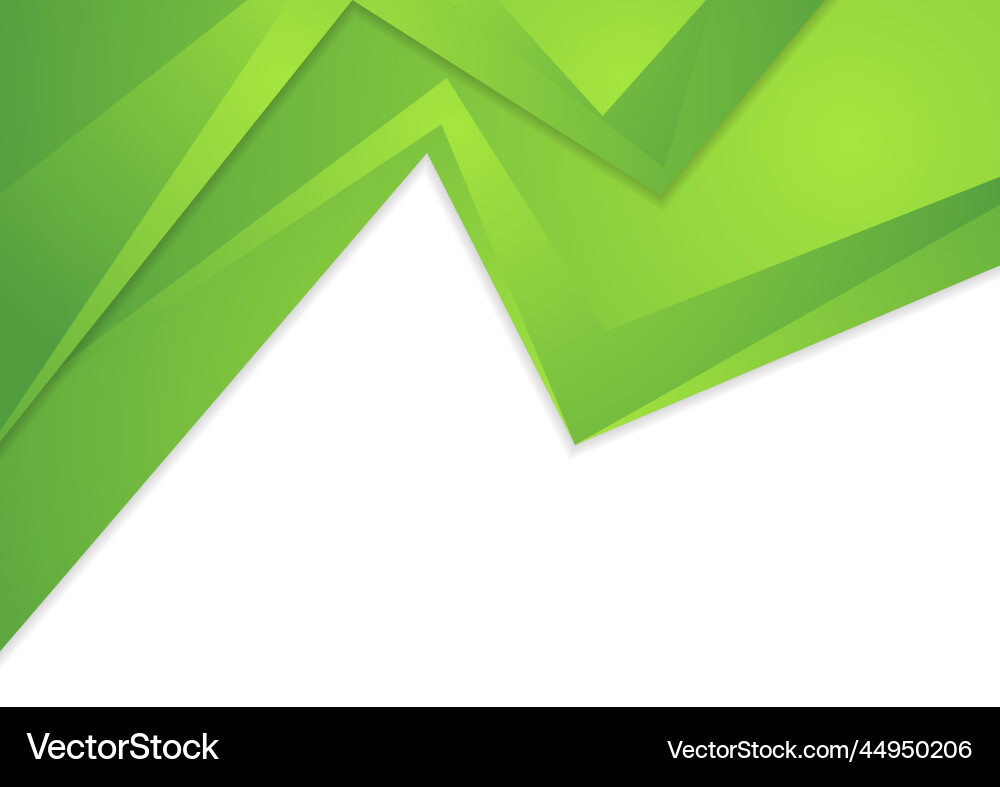 Bright green abstract corporate background Vector Image