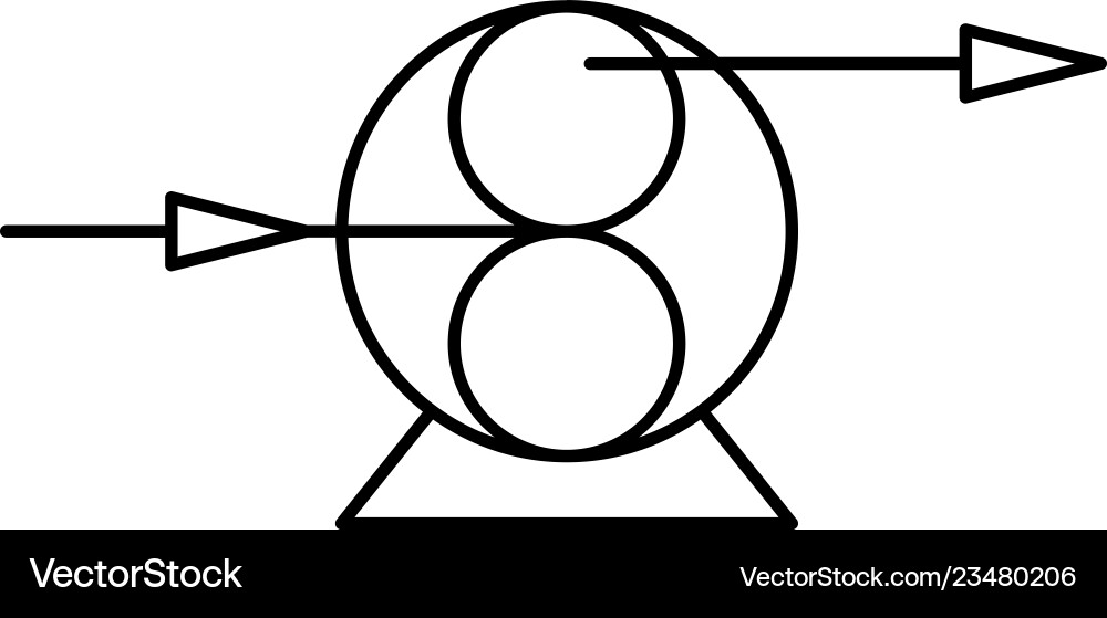 Screw pump icon Royalty Free Vector Image - VectorStock