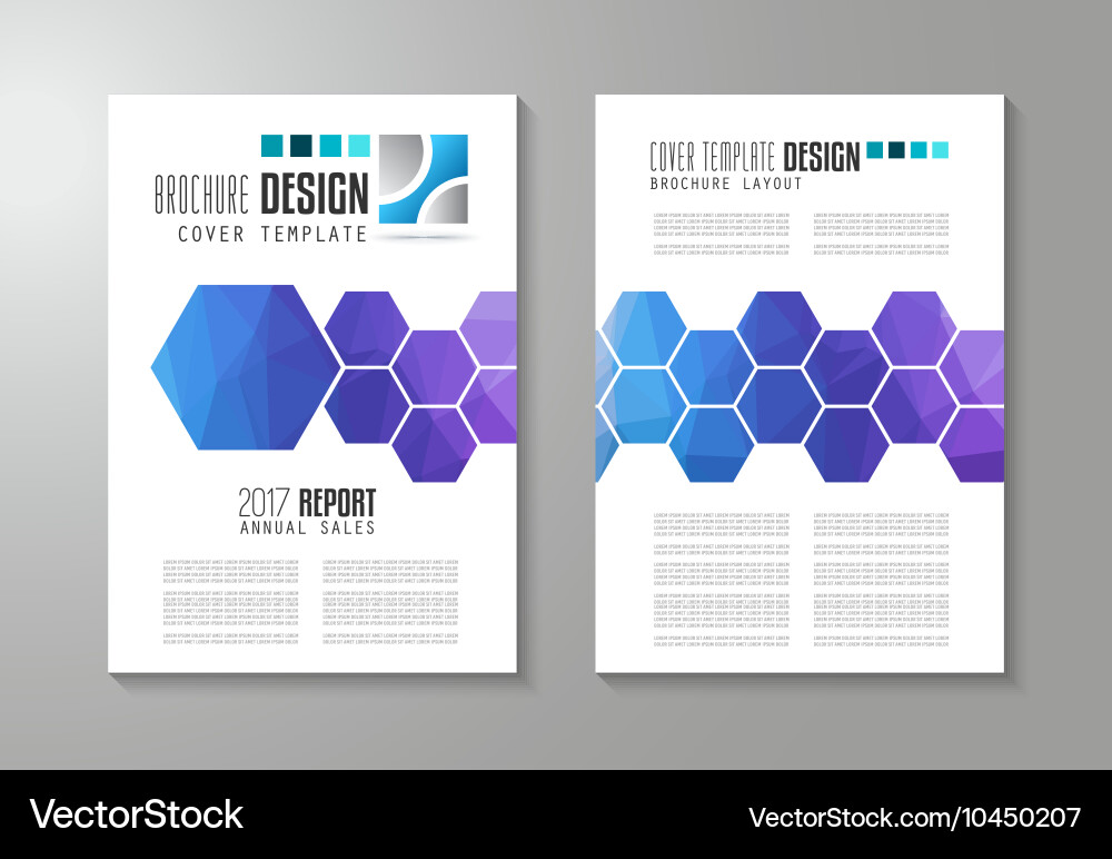 Cover design document template Royalty Free Vector Image