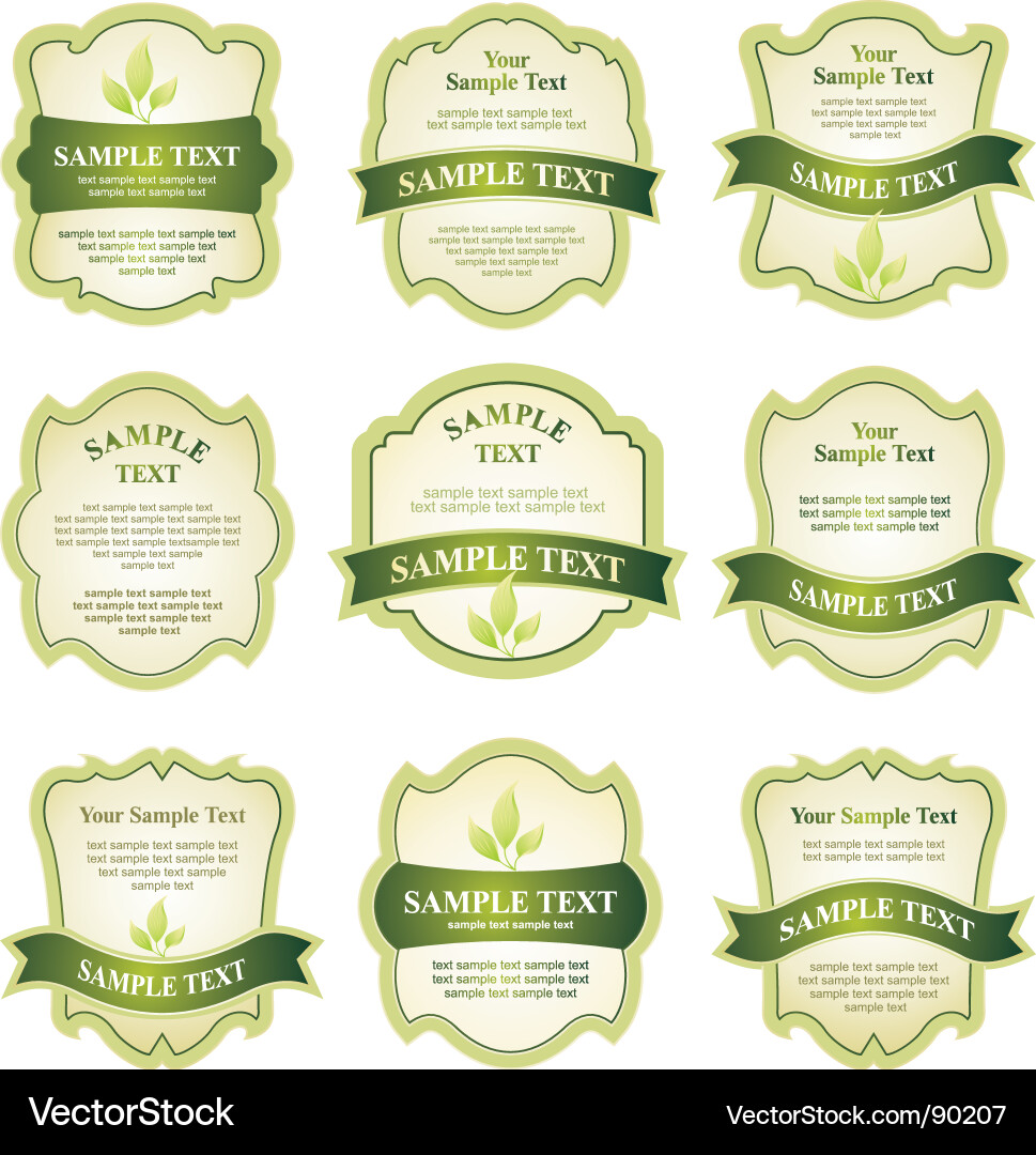Label Royalty Free Vector Image - VectorStock