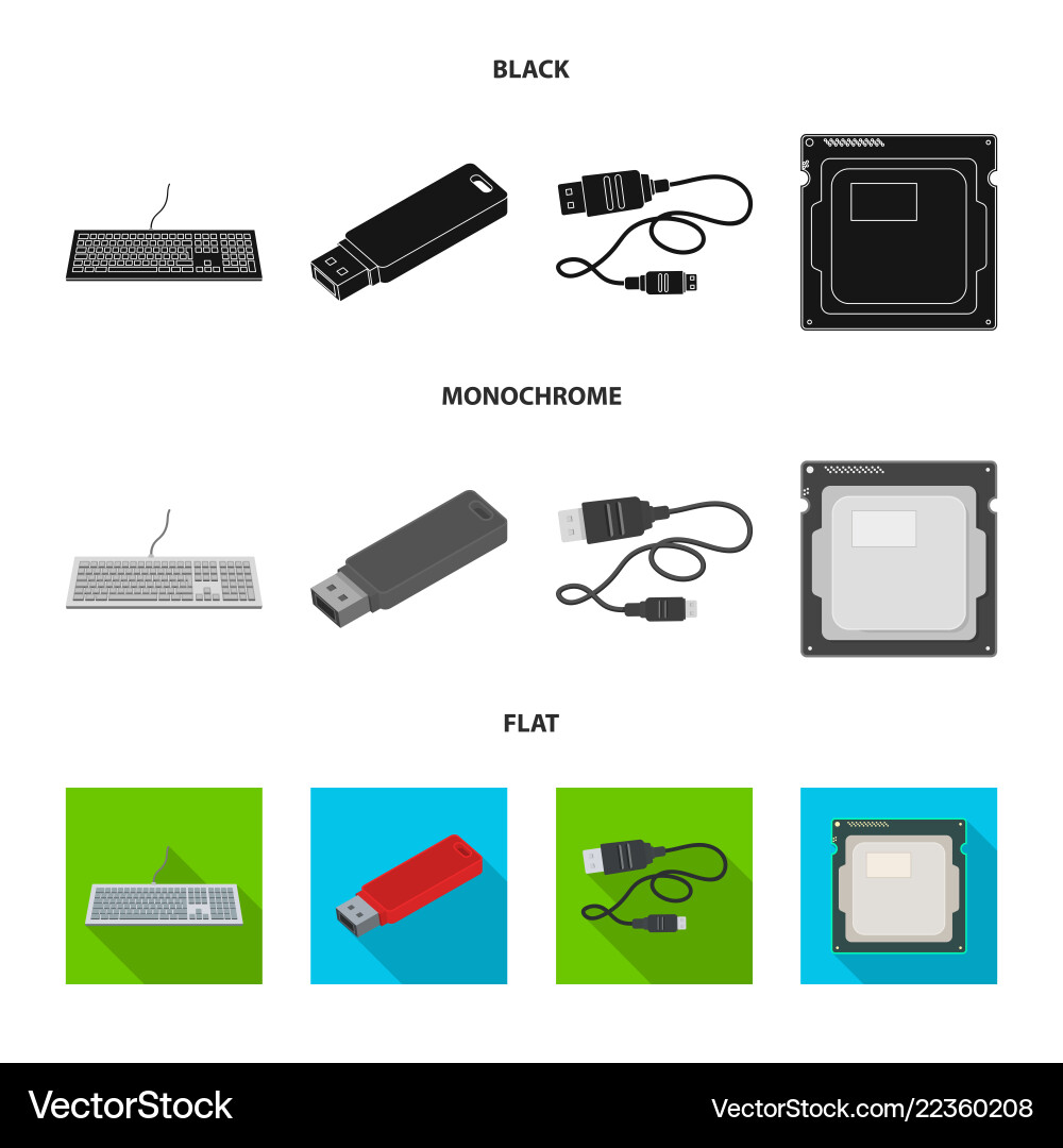 Isolated object of laptop and device logo Vector Image