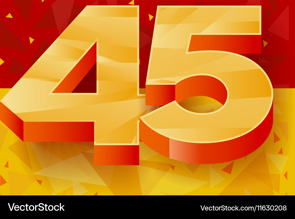 Pattern numbers for use in banner ads Royalty Free Vector