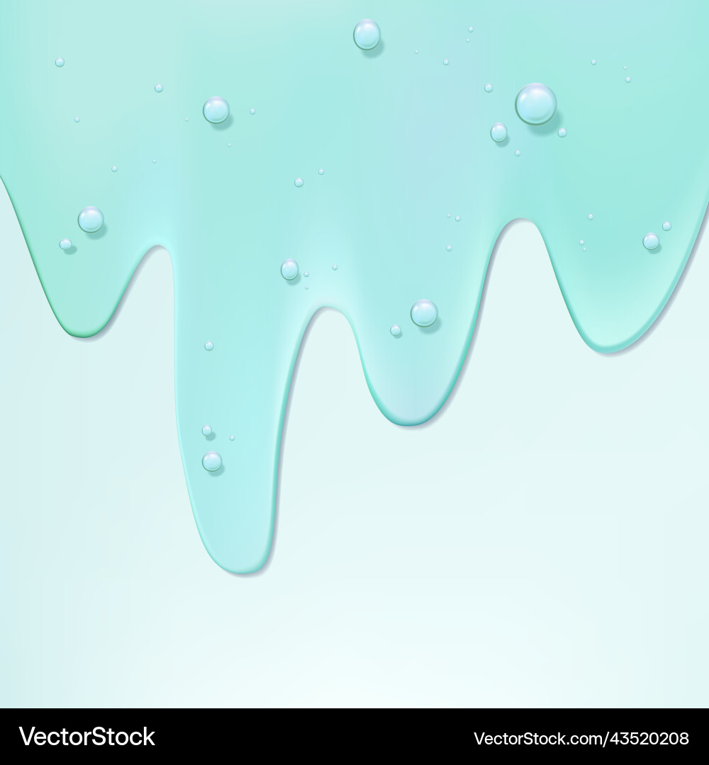 Realistic dripping beauty and cosmetics clear gel – Royalty-Free Vector ...