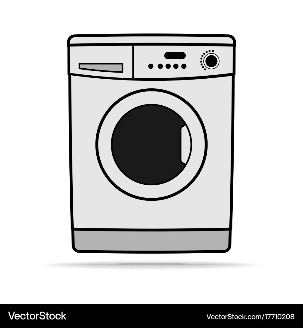 Washing machine icon Royalty Free Vector Image