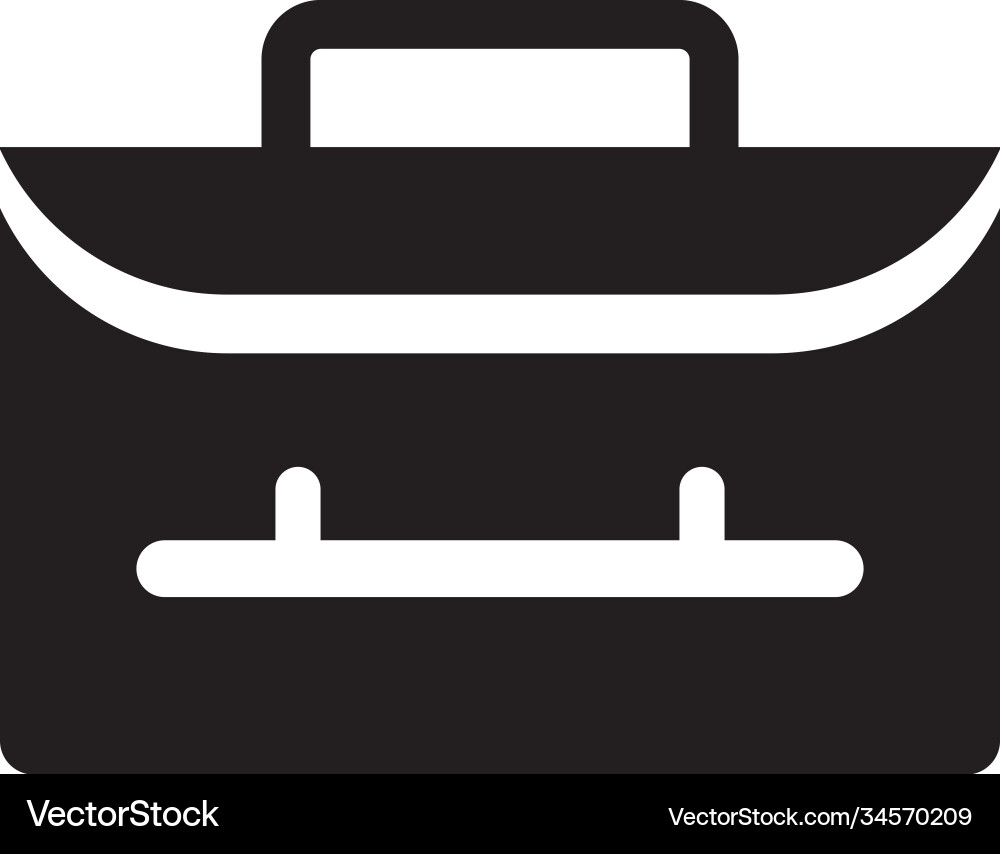 Brief case icon Royalty Free Vector Image - VectorStock