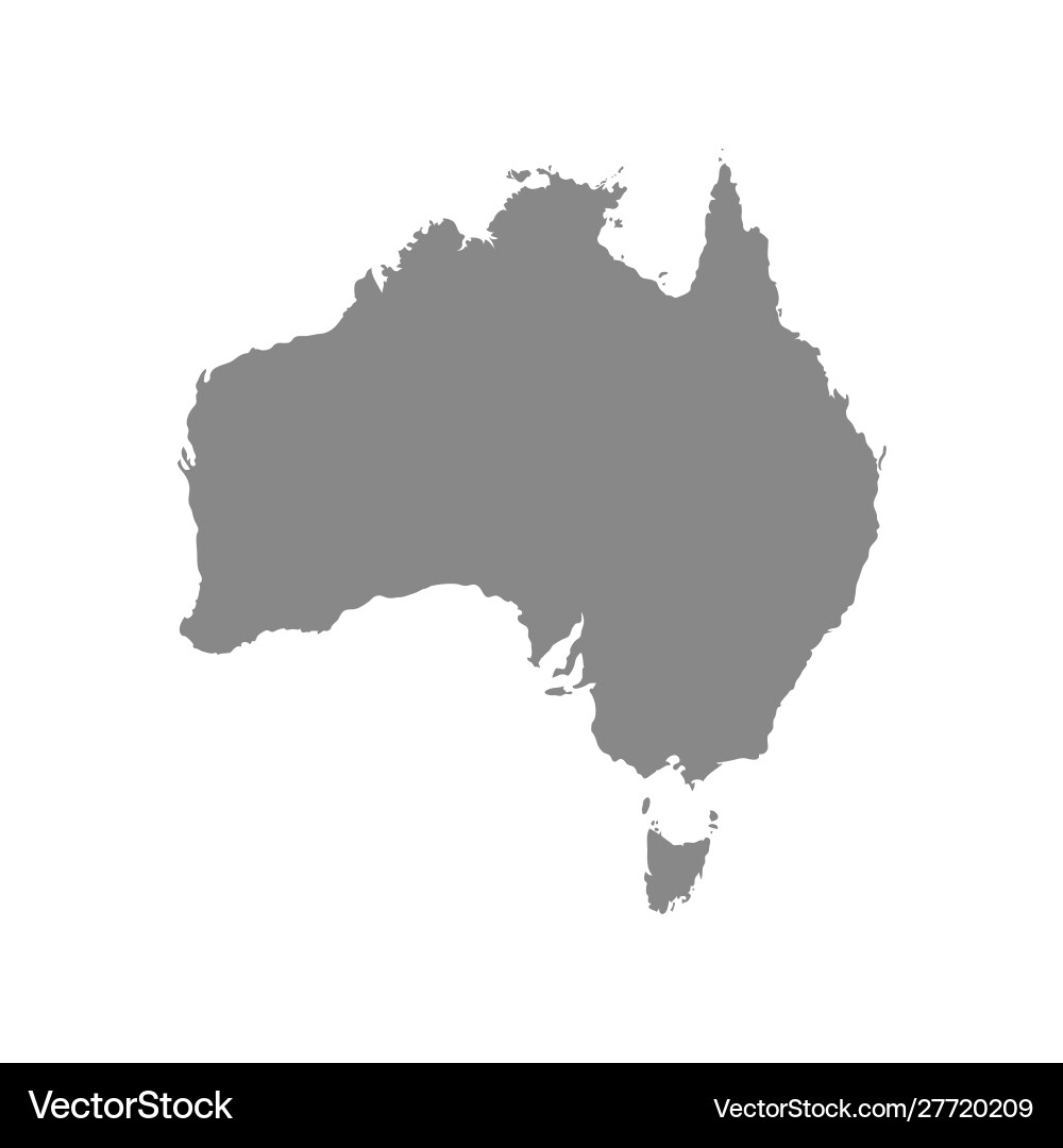 Map australia Royalty Free Vector Image - VectorStock