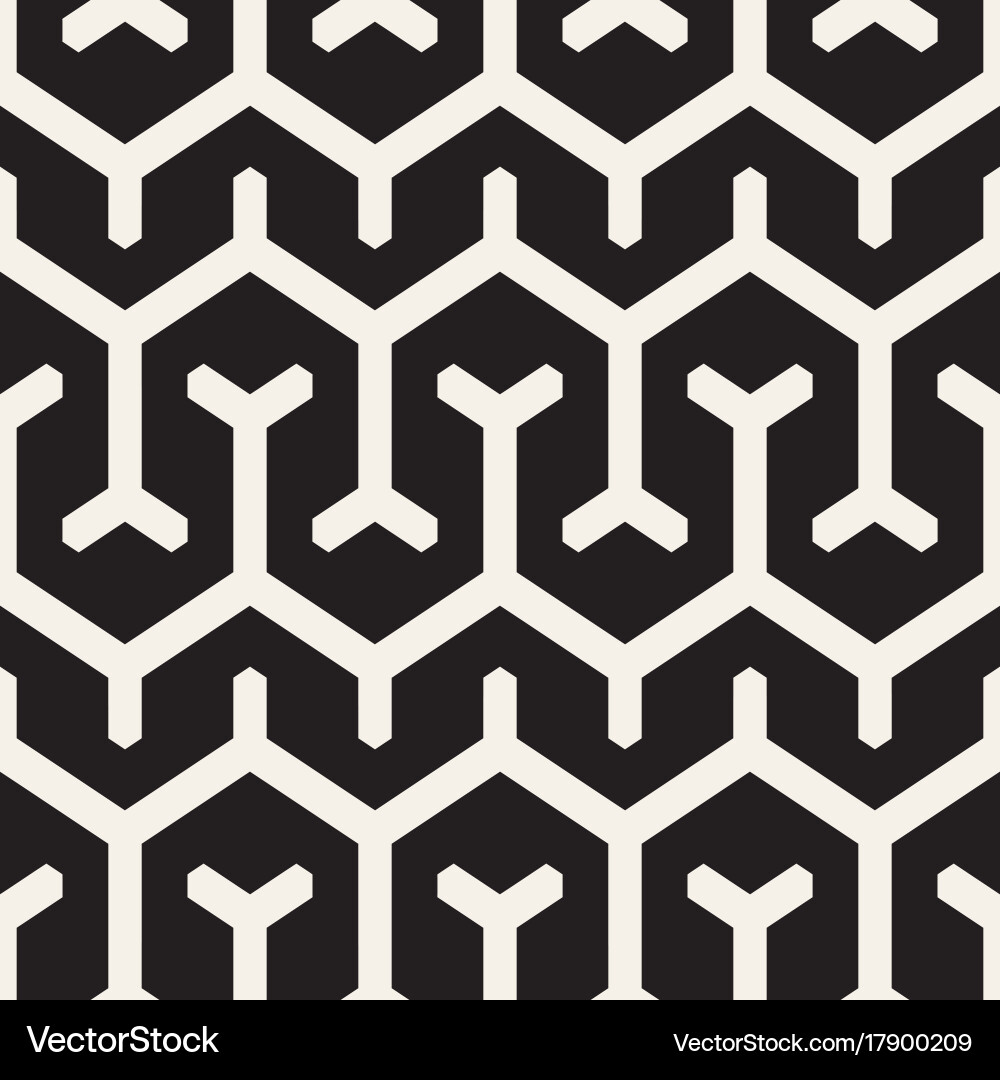 Seamless interlacing lines pattern Royalty Free Vector Image