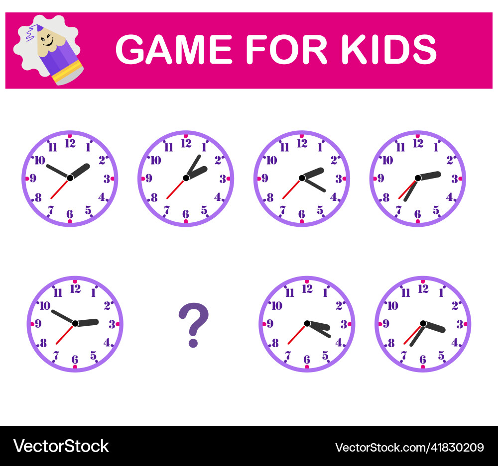 What time Royalty Free Vector Image - VectorStock