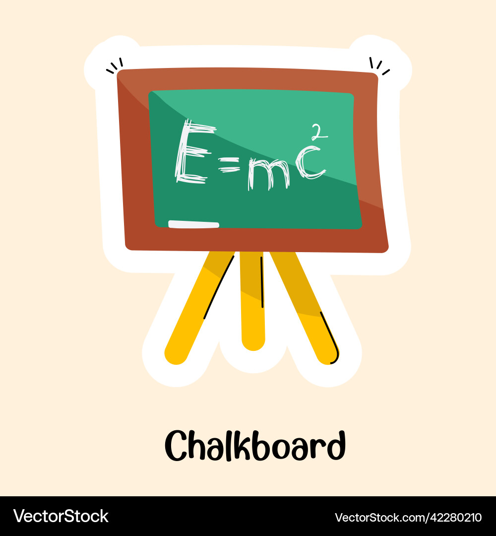 Chalkboard Royalty Free Vector Image - VectorStock