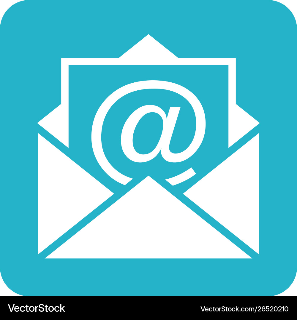 Envelope email icon Royalty Free Vector Image - VectorStock