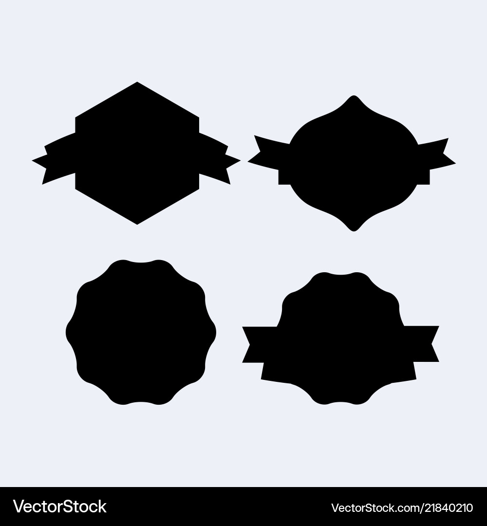 Heraldry shield banner Royalty Free Vector Image