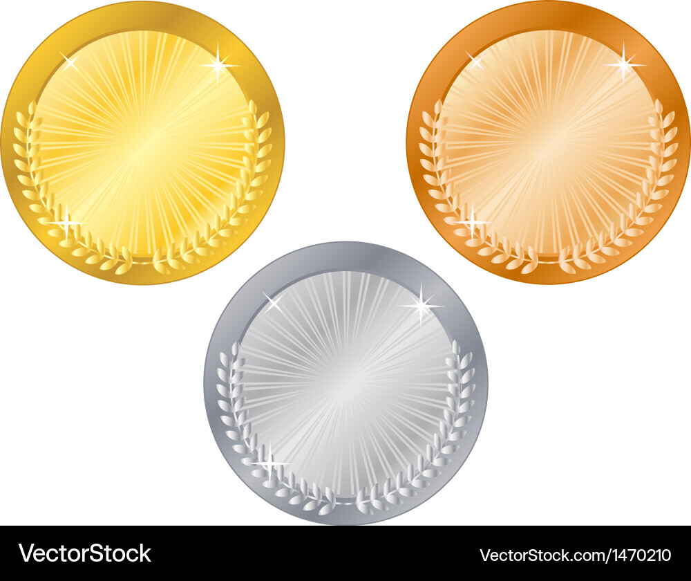 Medals Royalty Free Vector Image - VectorStock