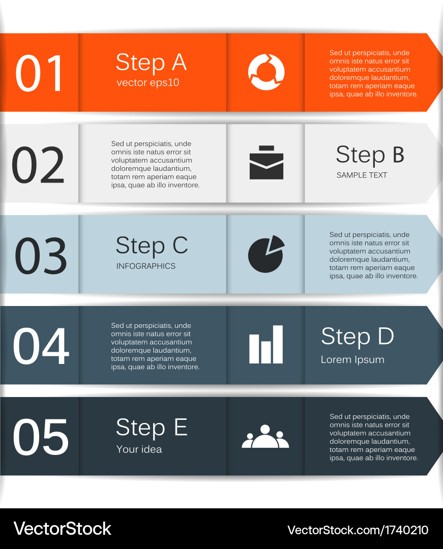 Modern template for your business project Vector Image