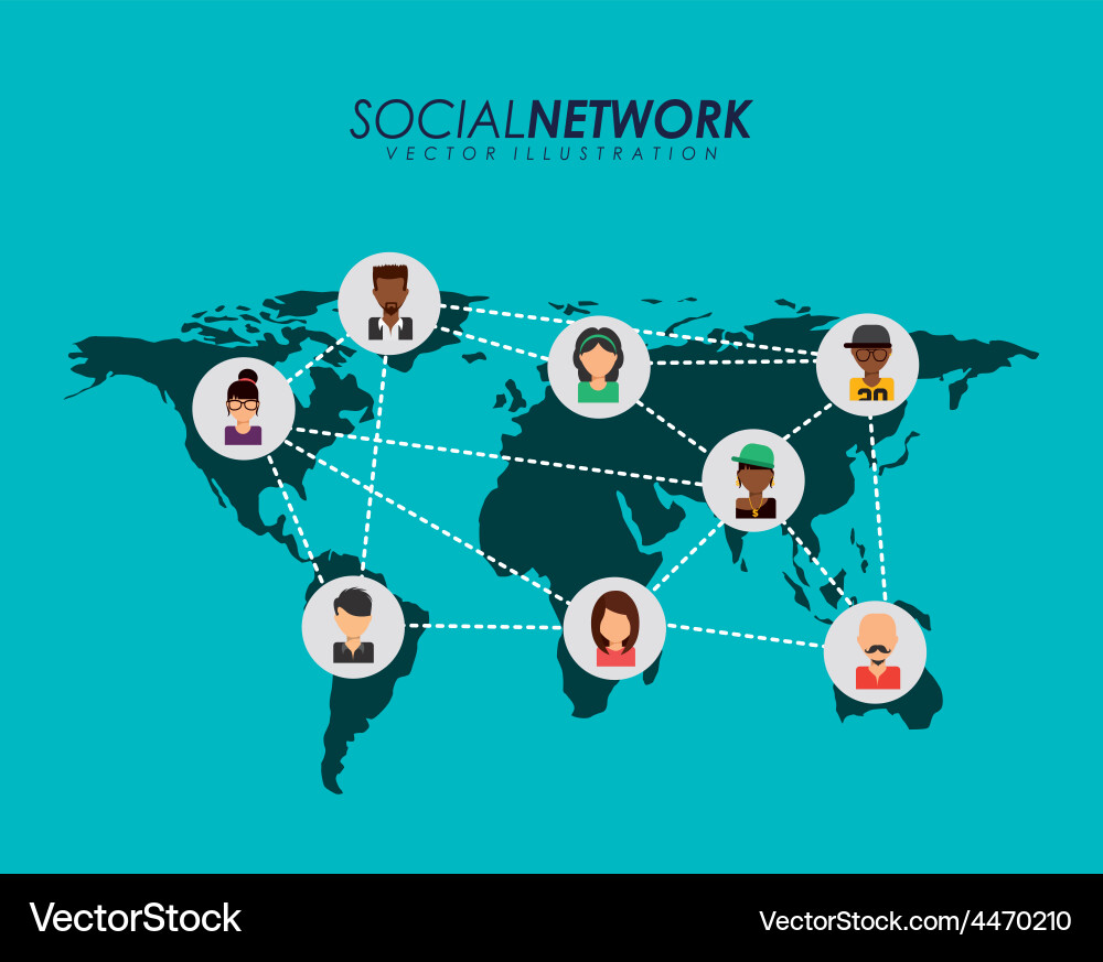 Social network Royalty Free Vector Image - VectorStock