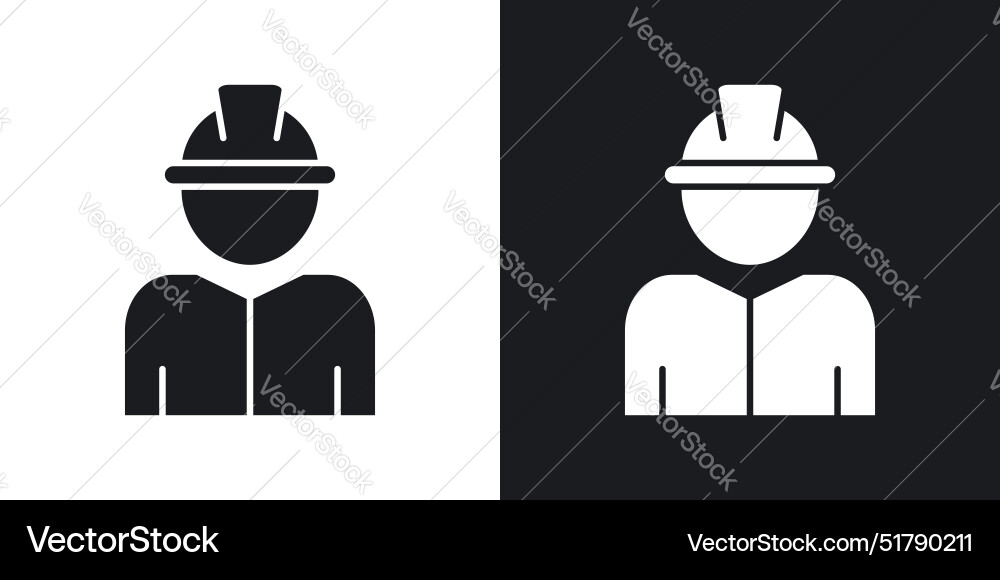 Builder icon Royalty Free Vector Image - VectorStock