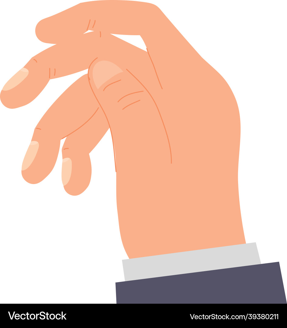 Male hand icon Royalty Free Vector Image - VectorStock