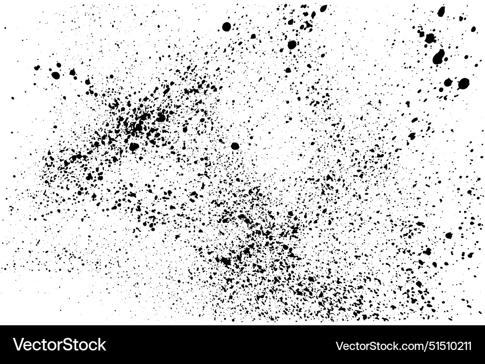 Overlay ink paint brush drops background Vector Image