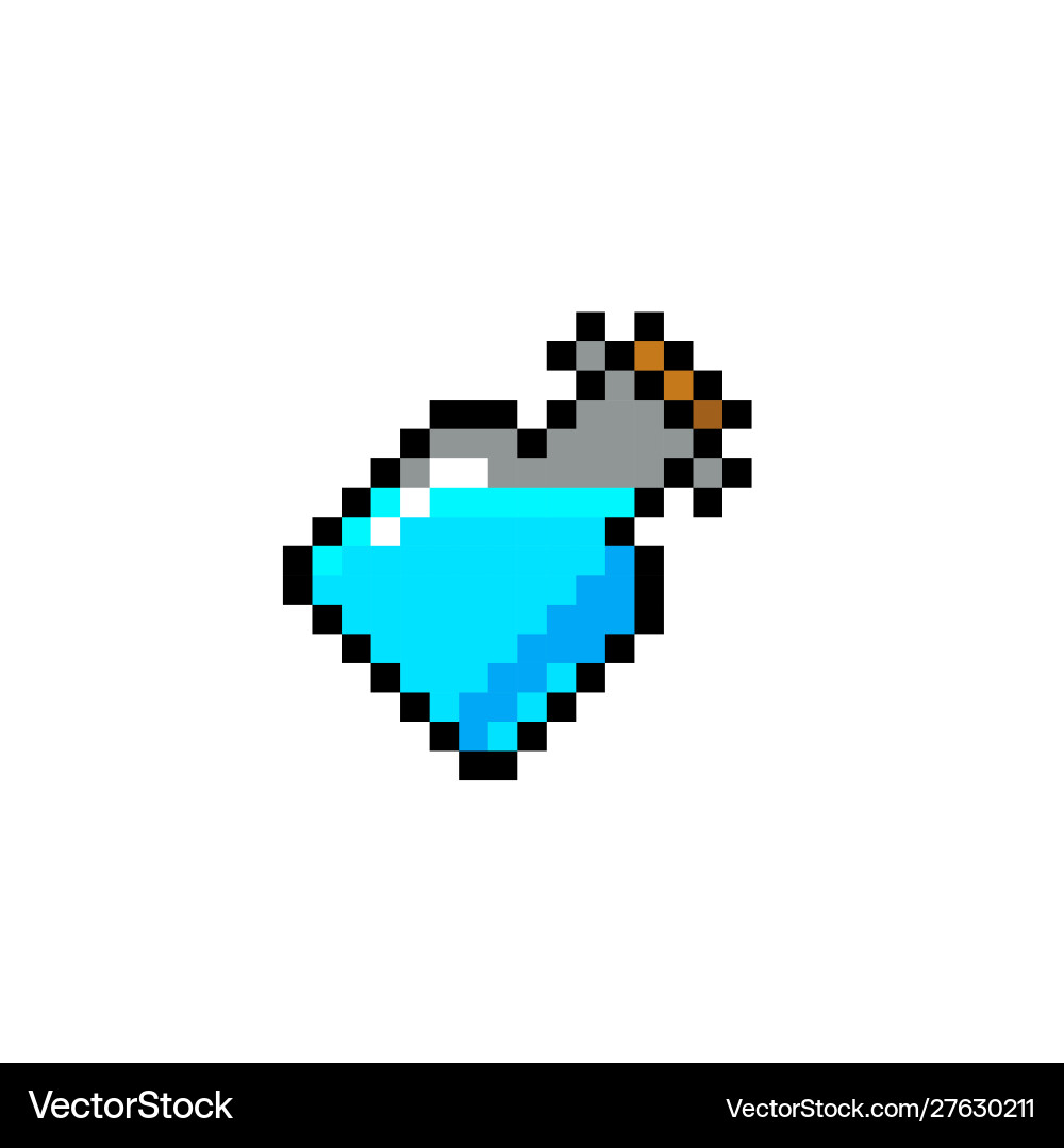 Pixel object art Royalty Free Vector Image - VectorStock