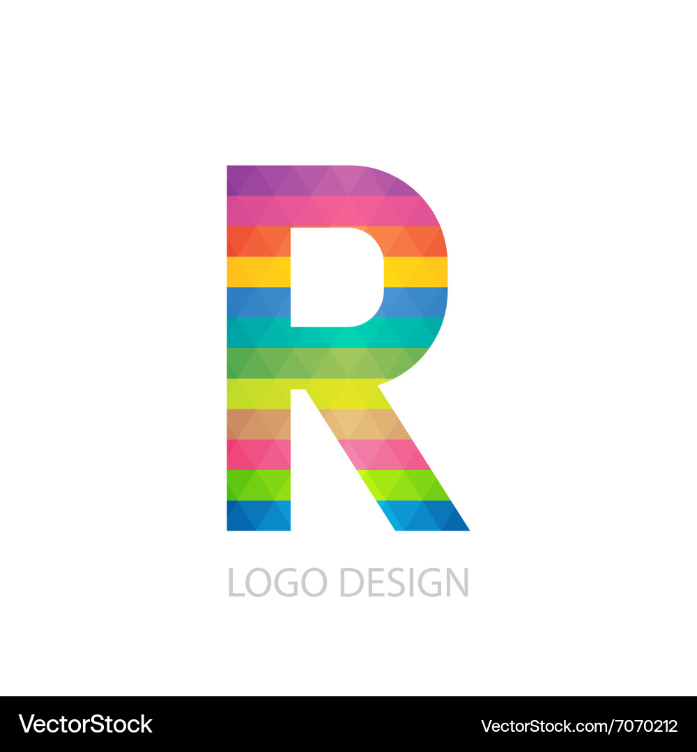 Colorful logo letter Royalty Free Vector Image
