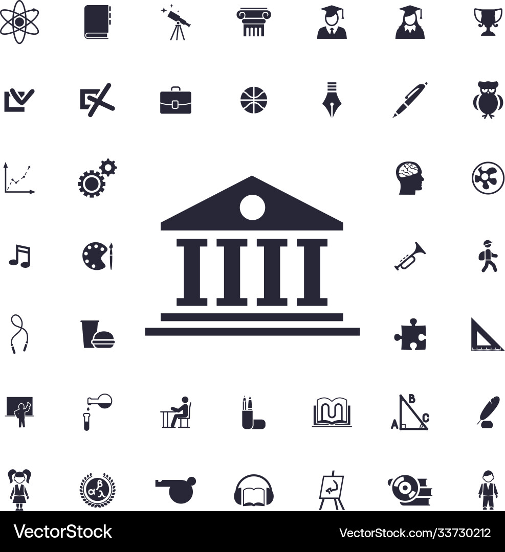 Courtroom Icon Royalty Free Vector Image - VectorStock