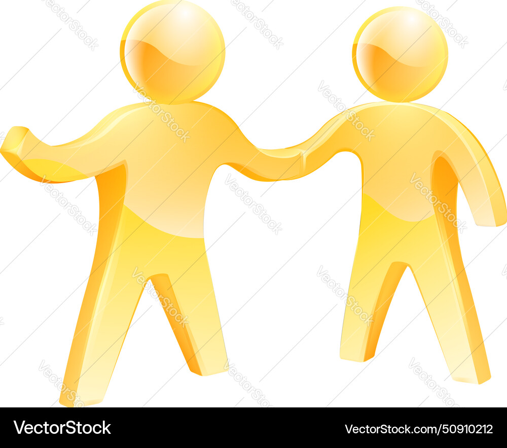 Handshake people Royalty Free Vector Image - VectorStock