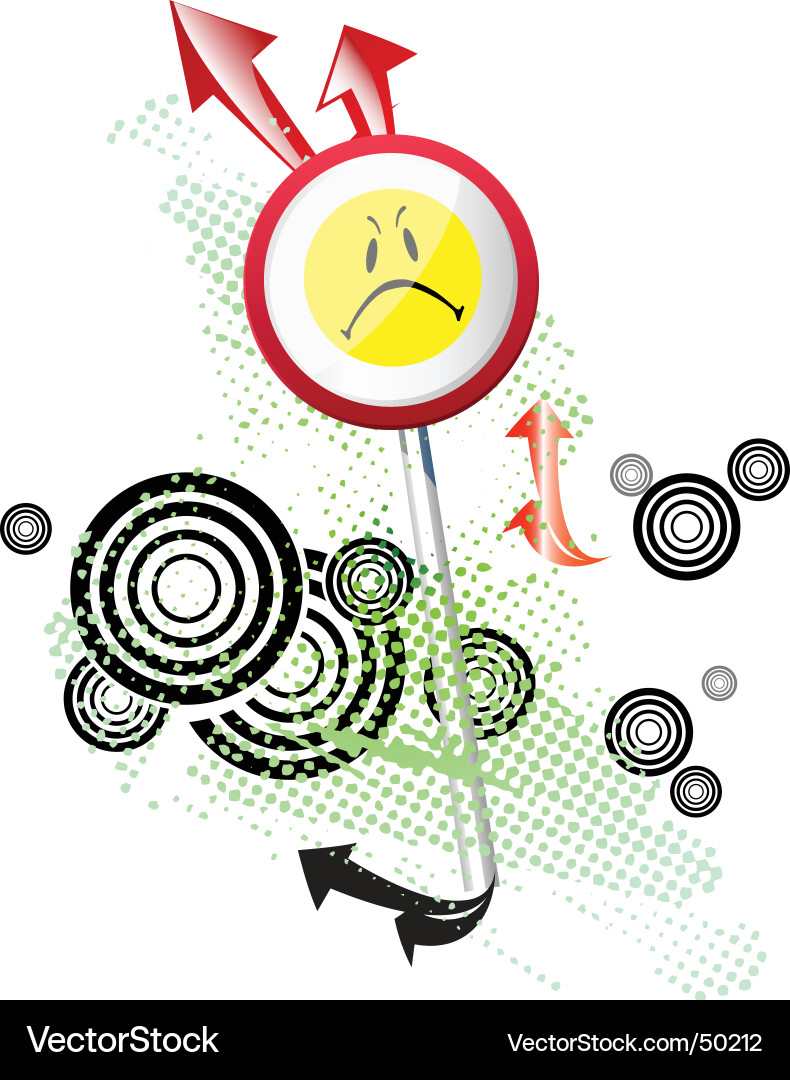 Smile signboard Royalty Free Vector Image - VectorStock