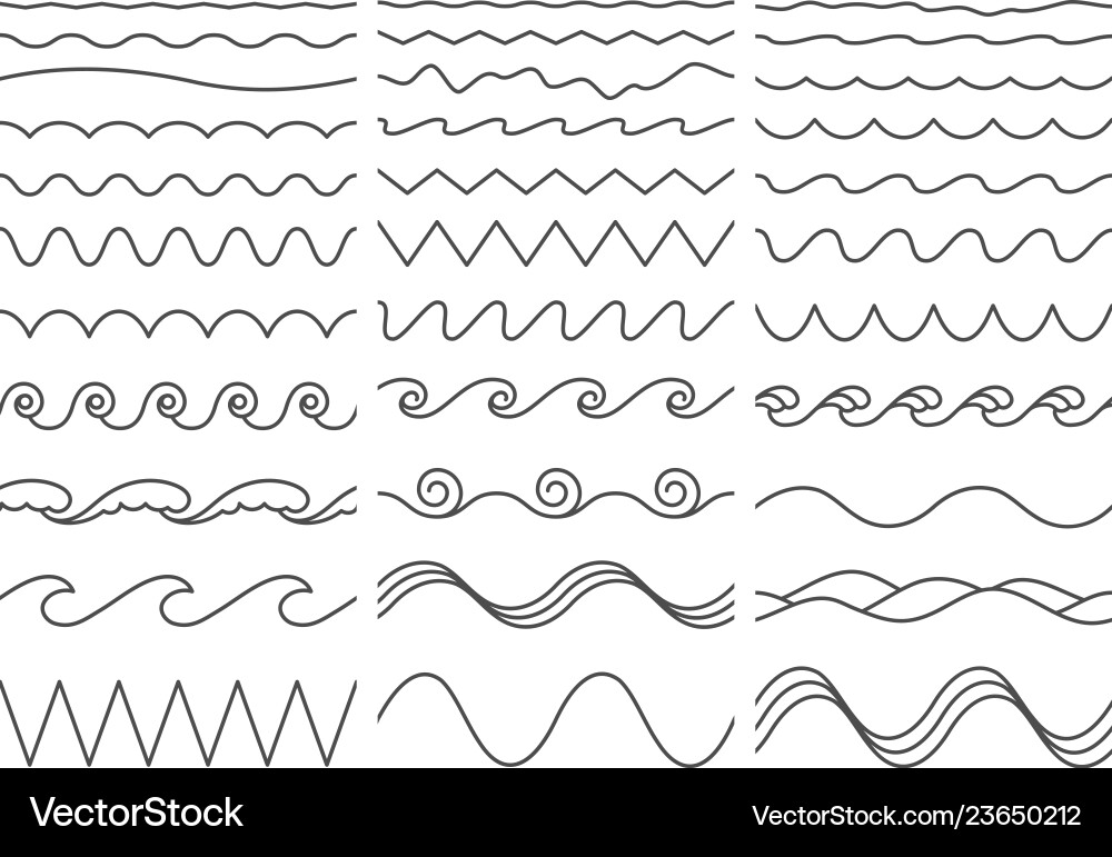 Wavy Lines Water Vector Images (over 28,000)