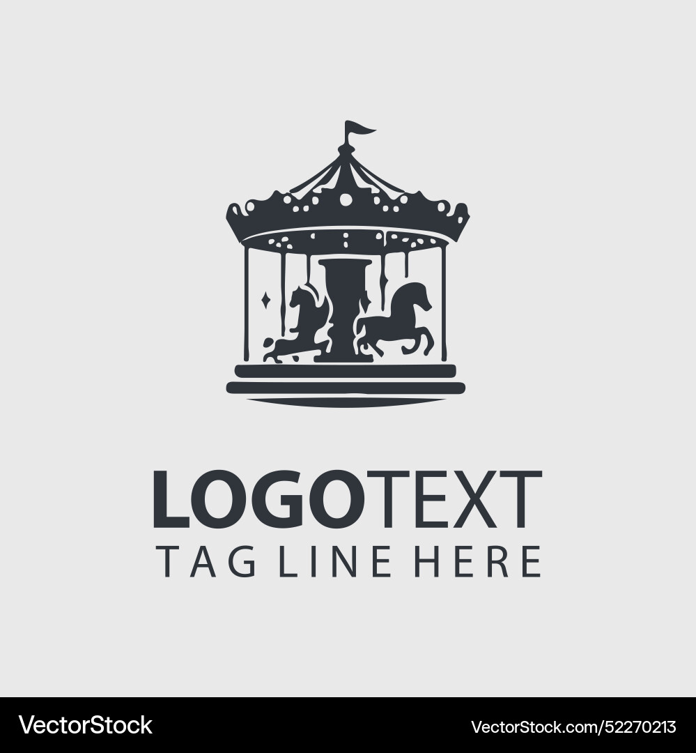 Carousel logo Royalty Free Vector Image - VectorStock