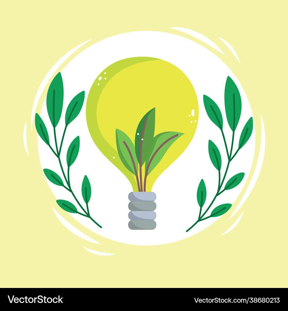Ecology and environment theme Royalty Free Vector Image