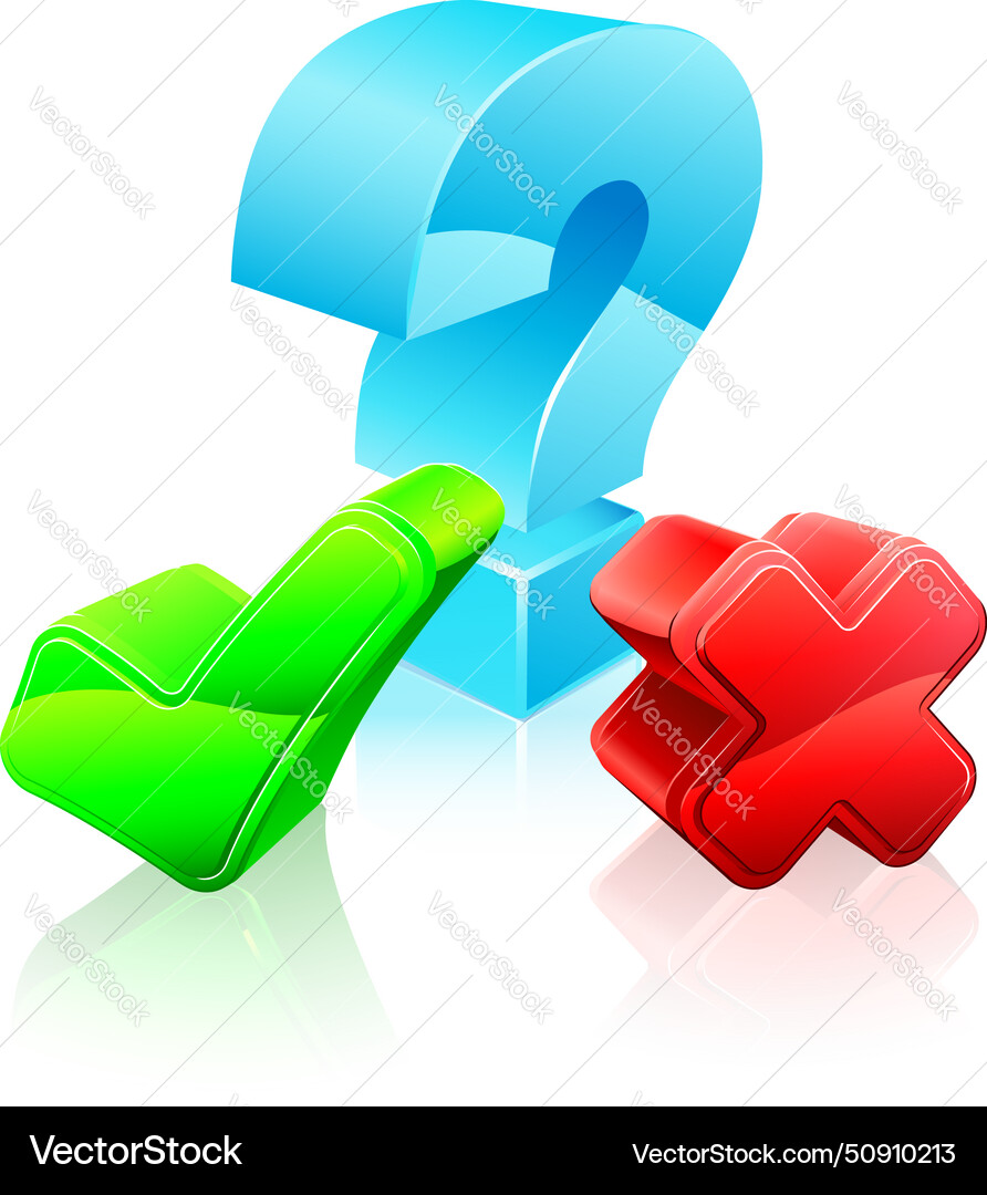 Question and answer concept Royalty Free Vector Image